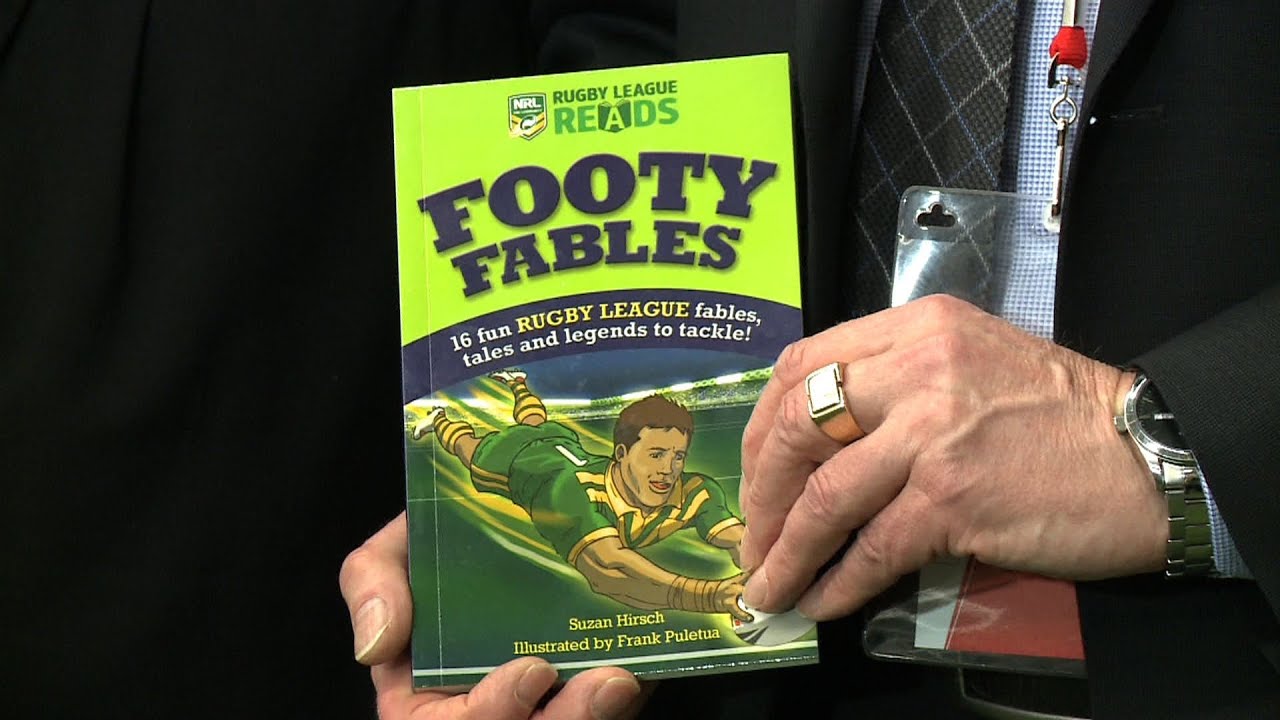 NRL Highlights | NRL Launches Footy Fables Book - YouTube