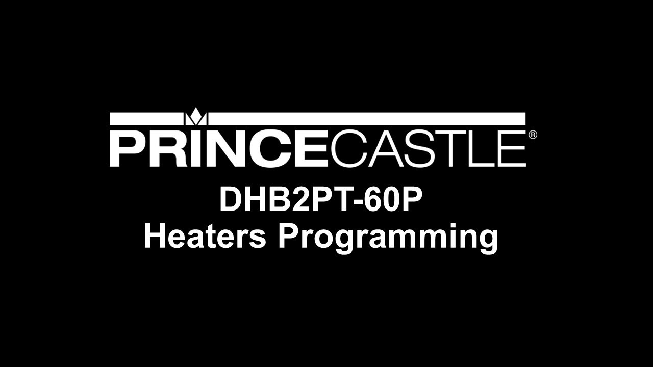 Prince Castle DHB2PT 60 heater programming #princecastle - YouTube
