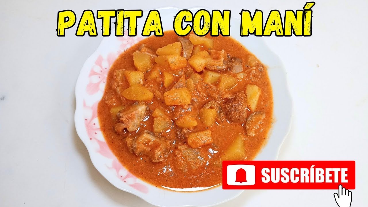 Aprende a preparar Patita con maní - YouTube