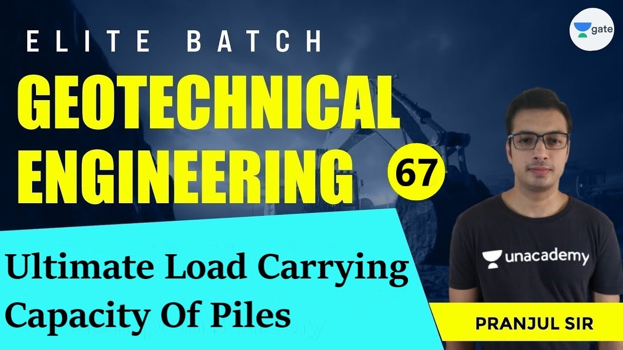 Ultimate Load Carrying Capacity Of Piles | L - 67 | Geotechnical ...