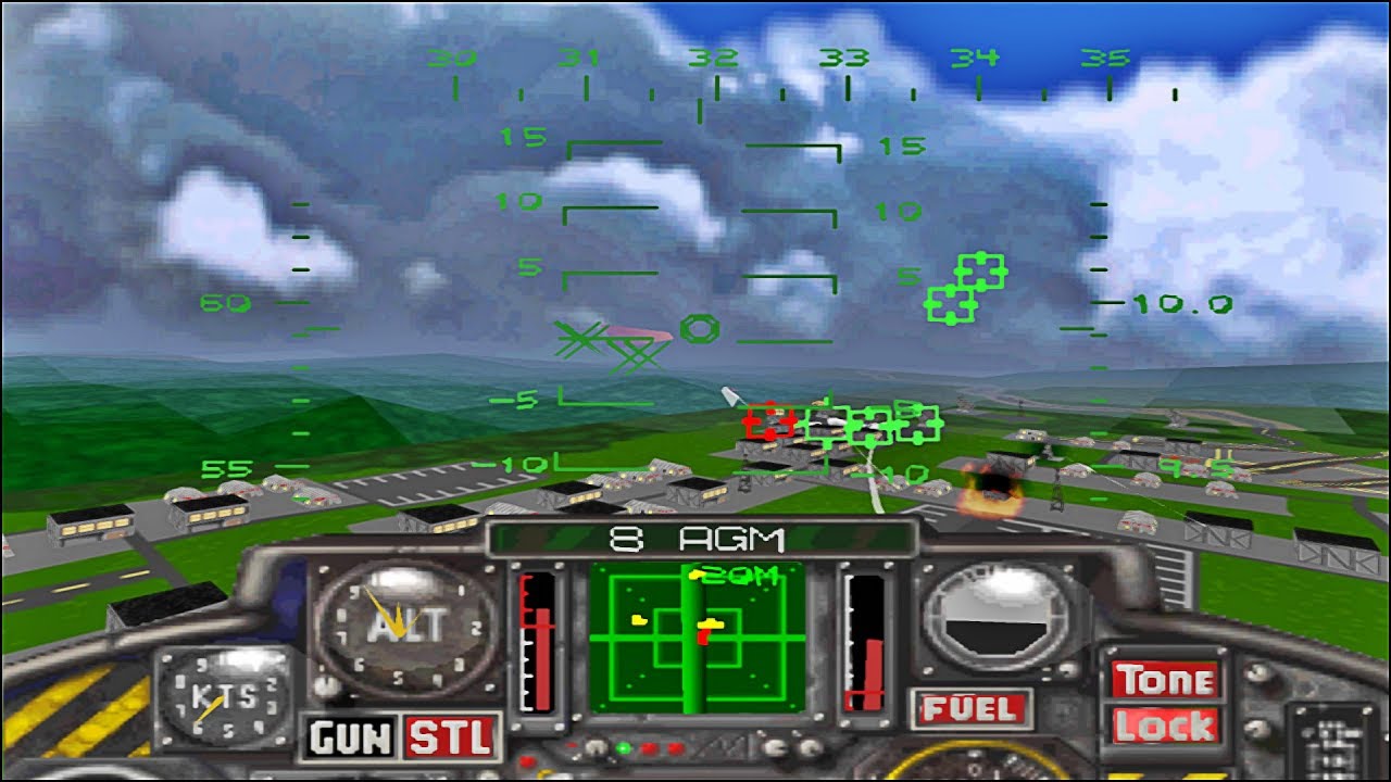 Top Gun: Fire At Will! PS1 プレイ # 17 - YouTube