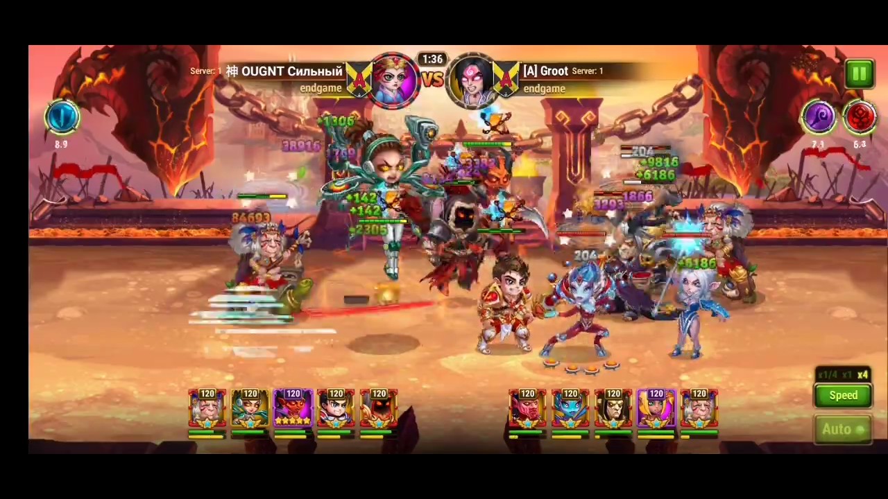 Hero Wars : Draw team - YouTube