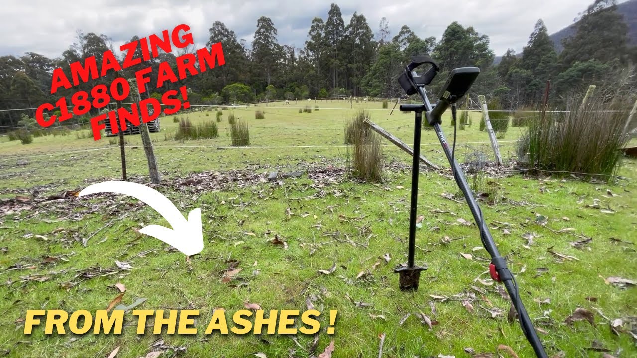 From the Ashes of a c1880 Farm - Metal Detecting Adventure - YouTube