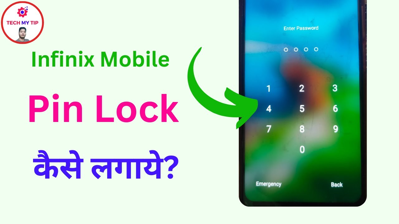 Infinix Phone Mein Pin Lock Kaise Lagaen | Infinix Mobile Me Screen ...