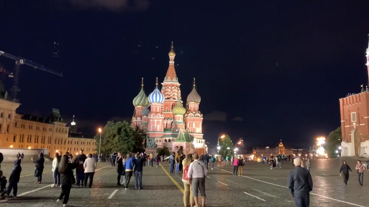 Red Square at night - YouTube