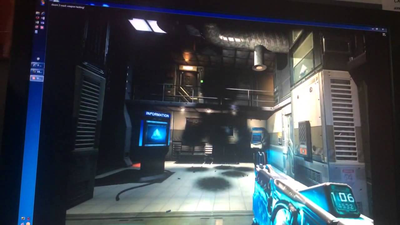 Doom 3 Upgraded NEW weapons Mod - YouTube