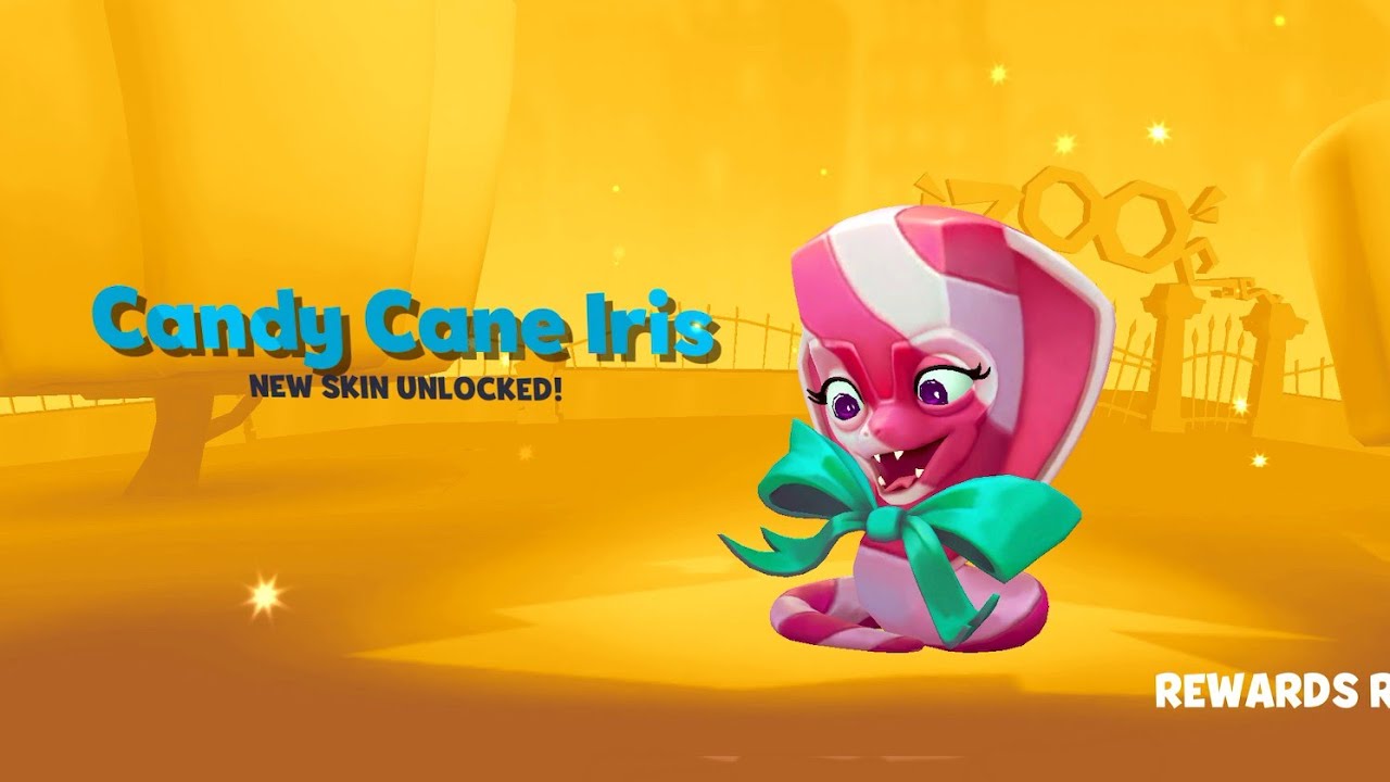 Candy Cane Iris New Skin Zooba - YouTube