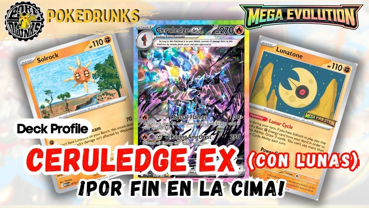 Pokemon TCG Mega Evolution Ceruledge Ex Deck Profile | Por fin llega a ...