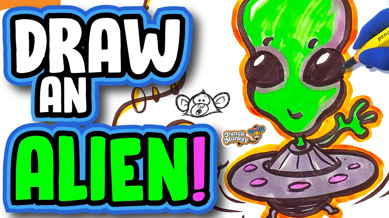How to Draw an Alien! - YouTube