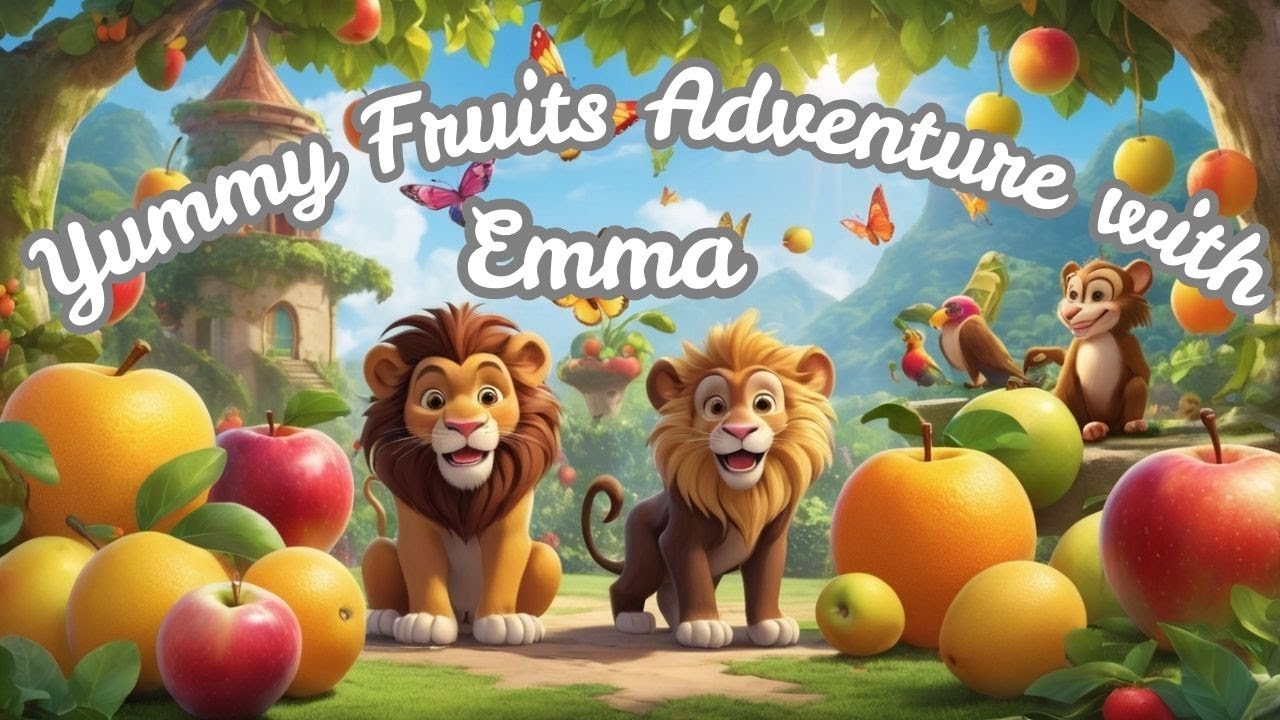 Yummy Fruits Adventure with Emma | Fun & Educational Video for Kids 🍉🍇🍊 ...