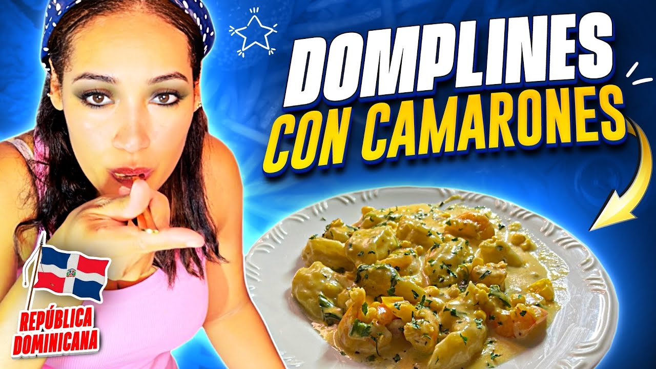 Dominican Domplines con Camarones | Dominican Food Recipe ️😋🇩🇴 - YouTube