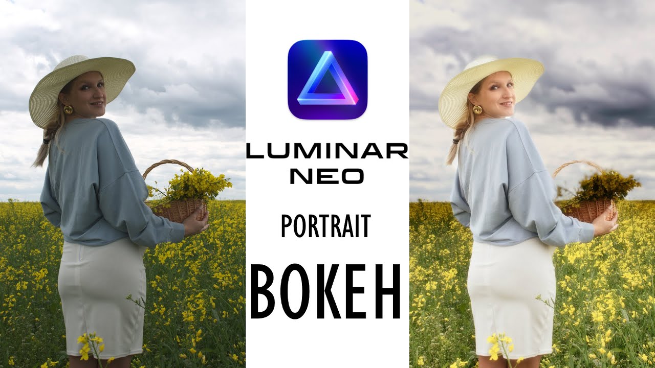 LUMINAR NEO TUTORIAL. FAST PORTRAIT RETOUCHING BY AI. - YouTube