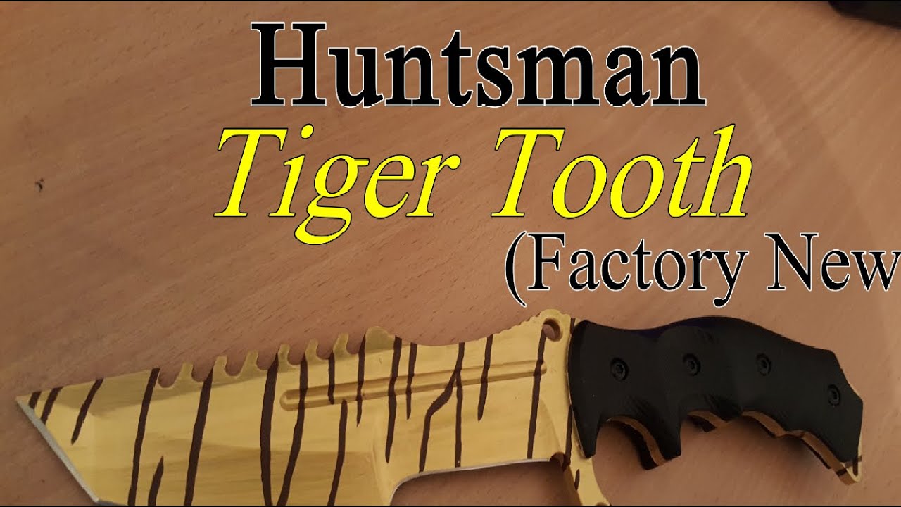 Huntsman Knife | Tiger Tooth - IN REAL LIFE - YouTube