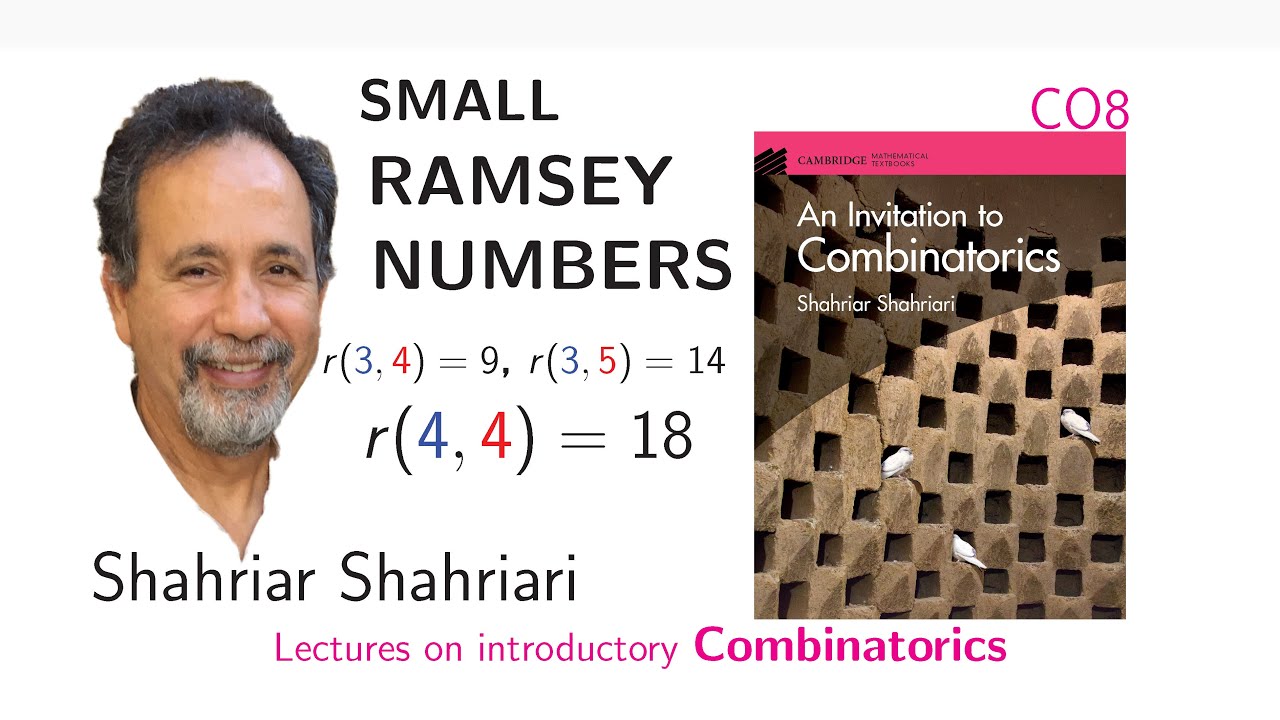 CO8 Small Ramsey Numbers: r(3, 4)=9, r(3, 5)= 14, r(4,4) =18 - YouTube