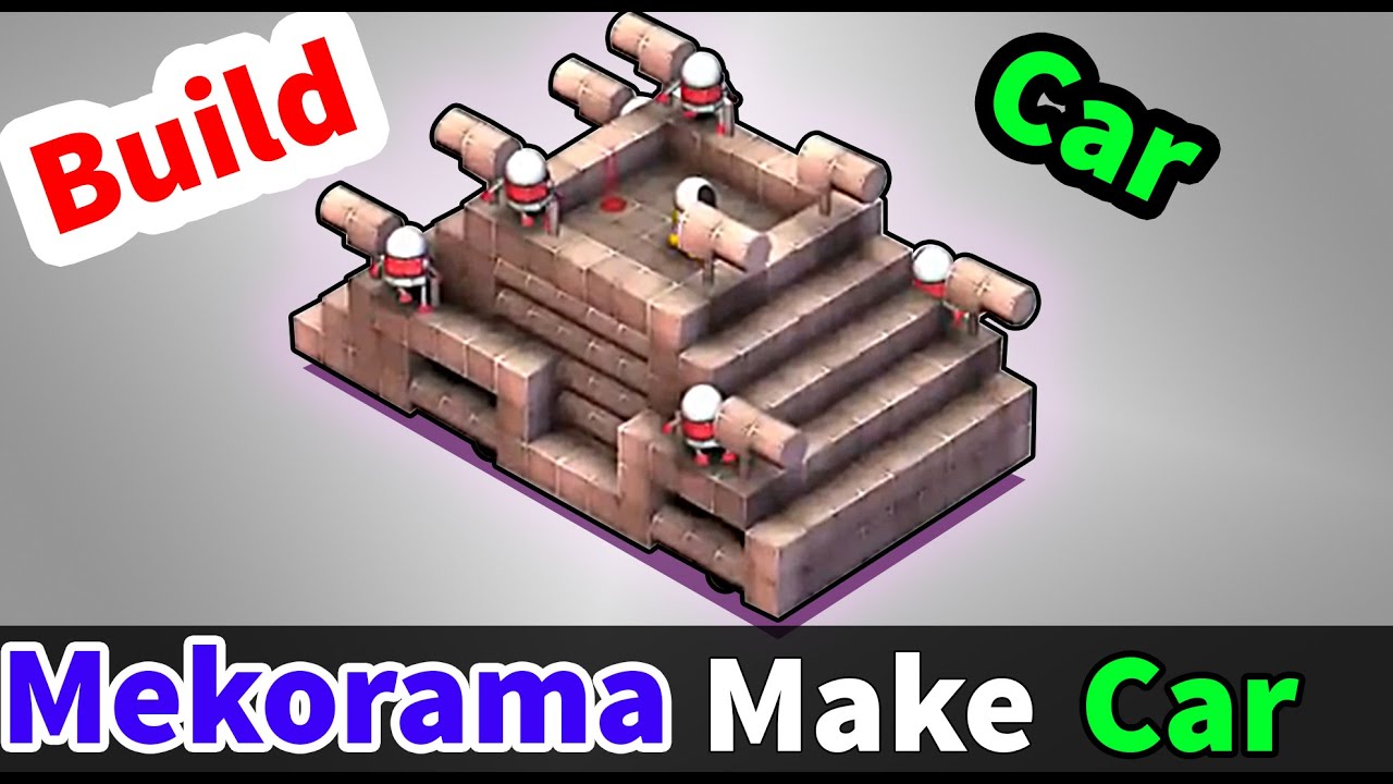 how to make a car on Mekorama - Build a Car - YouTube