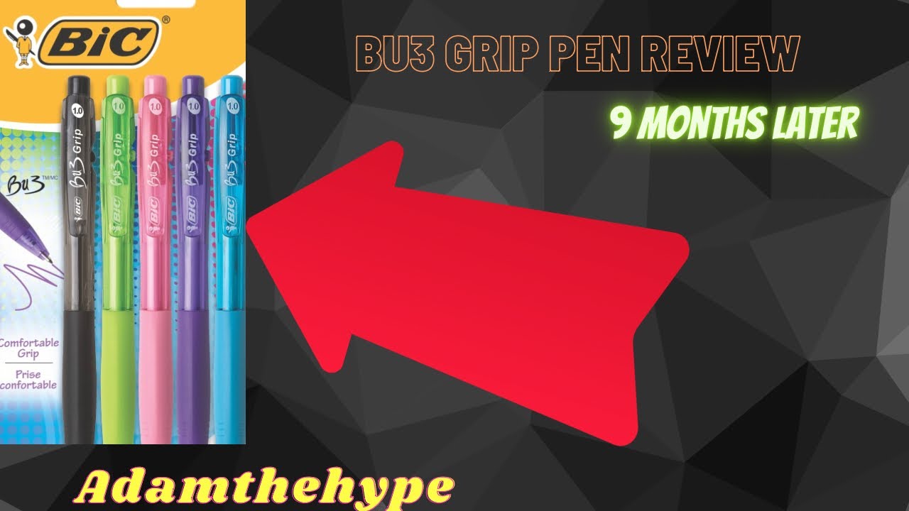 Bu3 grip pen review (9 months later) - YouTube