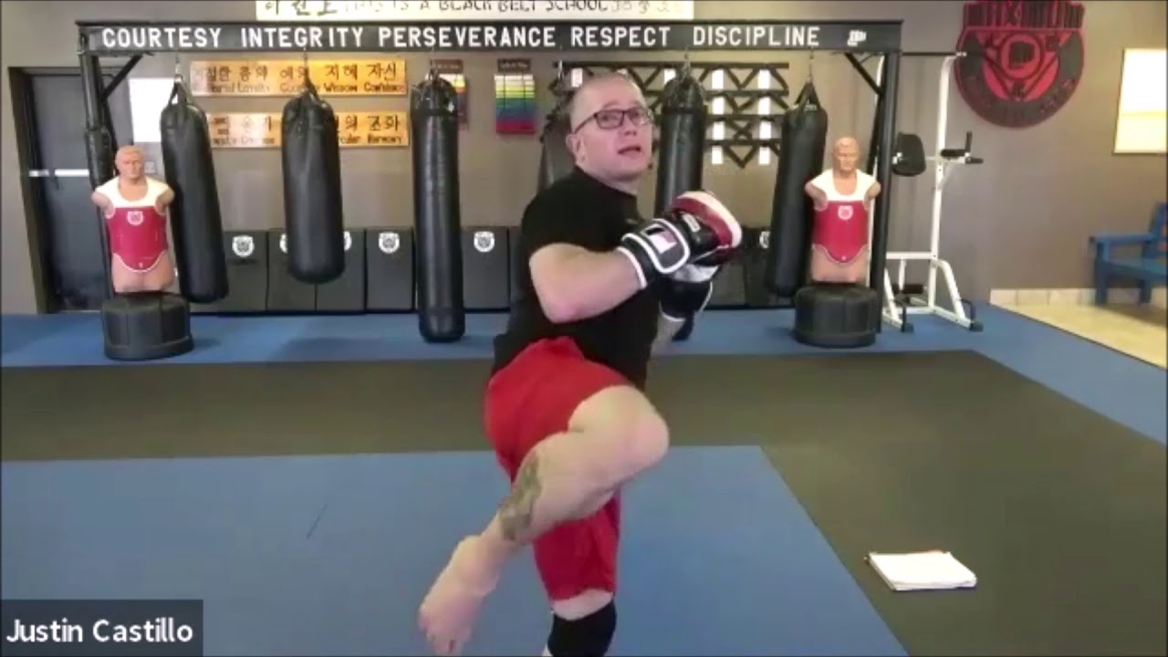 Basic Kickboxing Skills & Drills For Beginners and Taekwondo/Hapkido ...