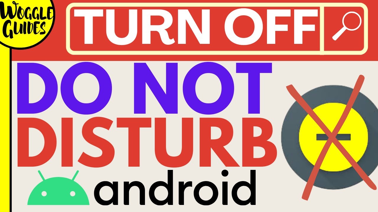 How to turn off do not disturb Android - YouTube