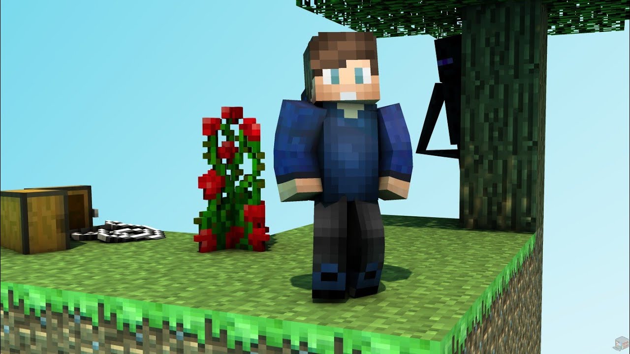 how to survive one block in Minecraft | one block mod - YouTube