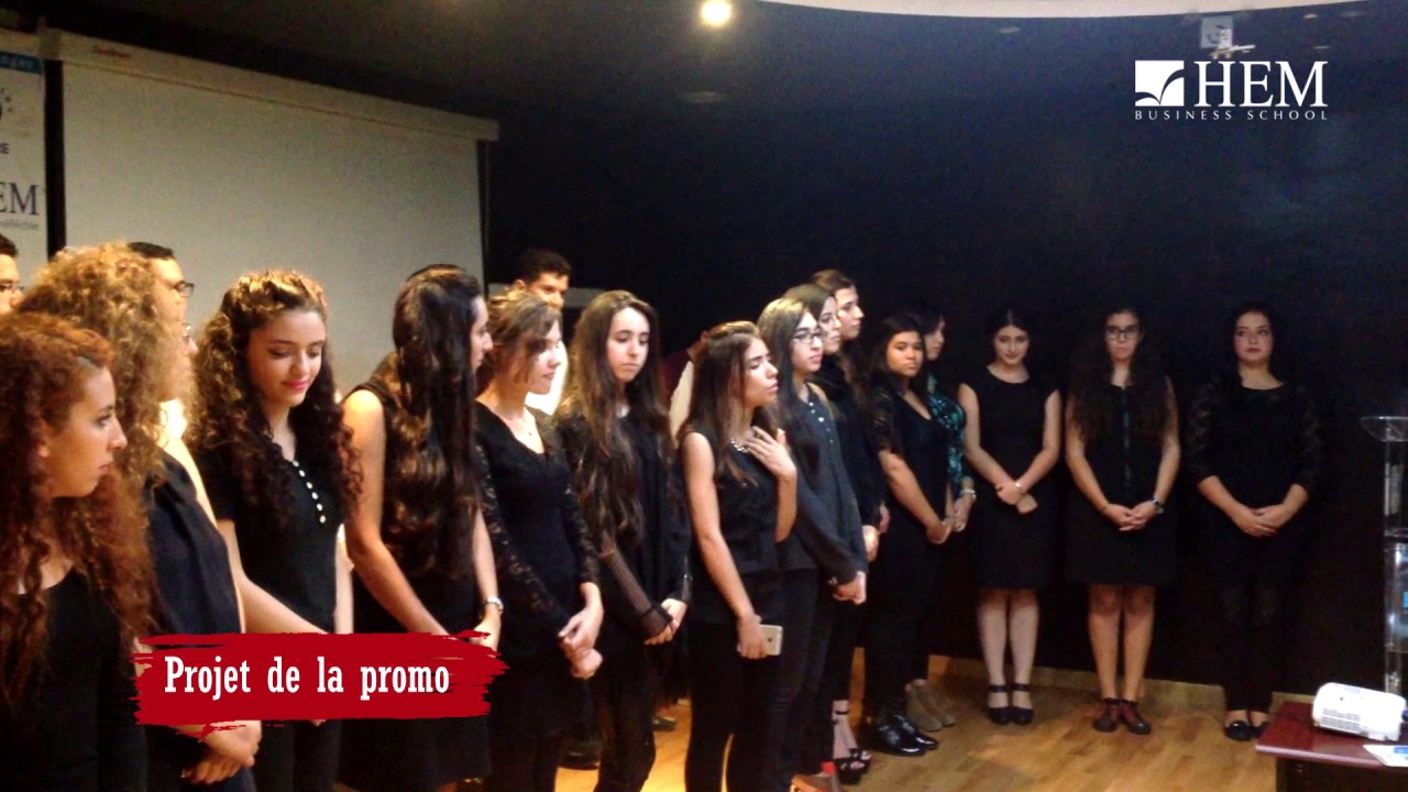 Projet de la Promo - Etudiants de 1ère année - HEM Tanger 2016 - YouTube