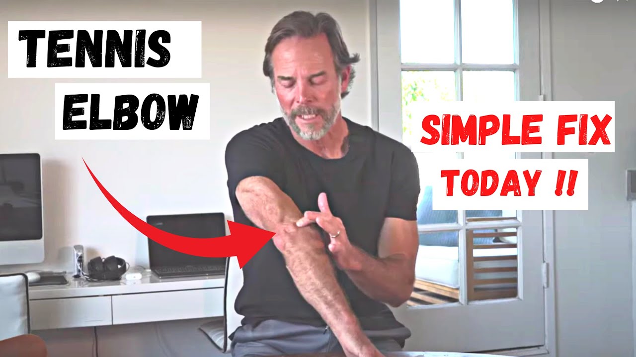5 Minute Tennis Elbow Fix!! At Home!! - YouTube