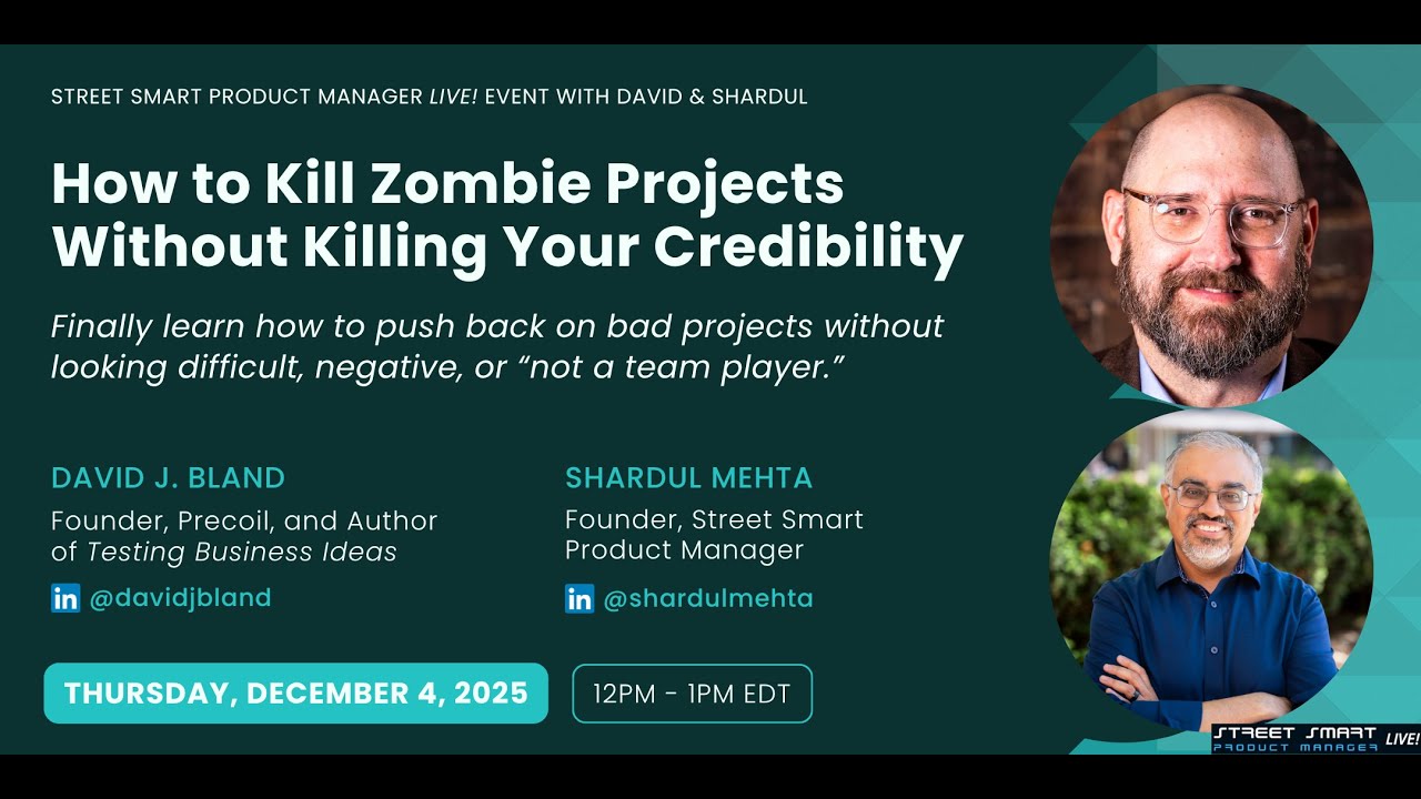 How to Kill Zombie Projects Without Killing Your Credibility - YouTube