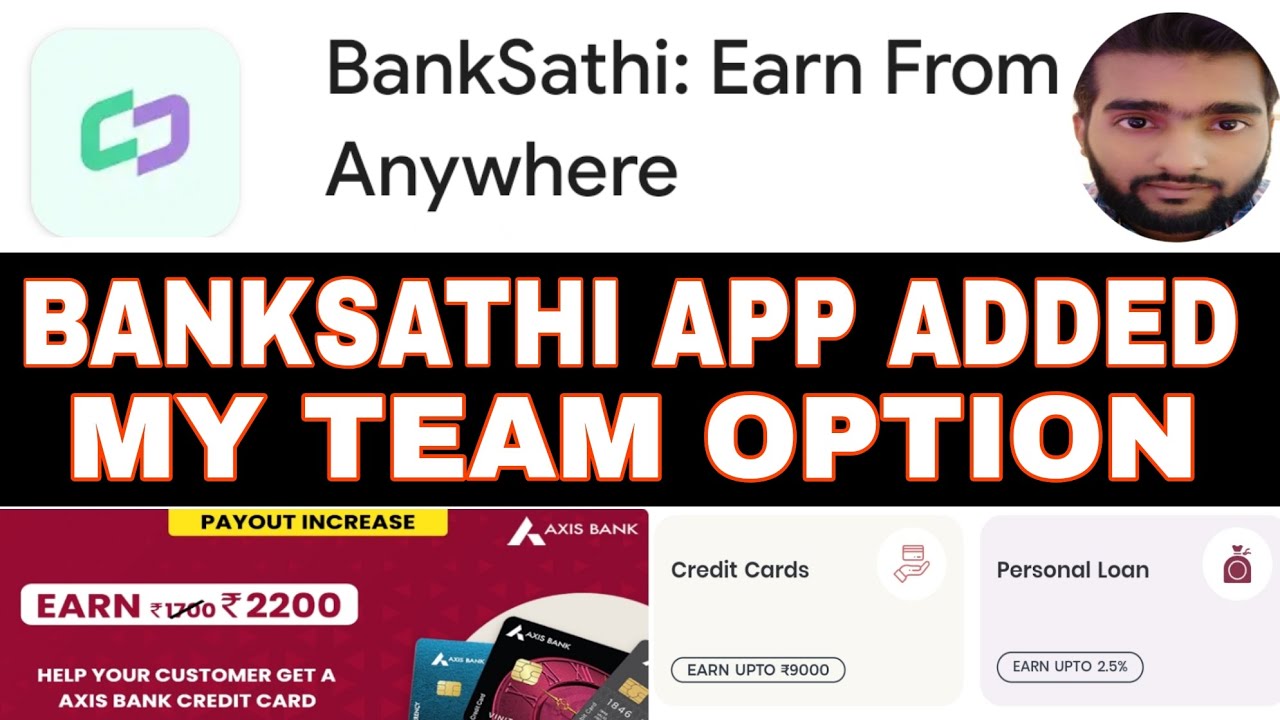 Banksathi app added my team option | online earning app| MD TALKIES ...