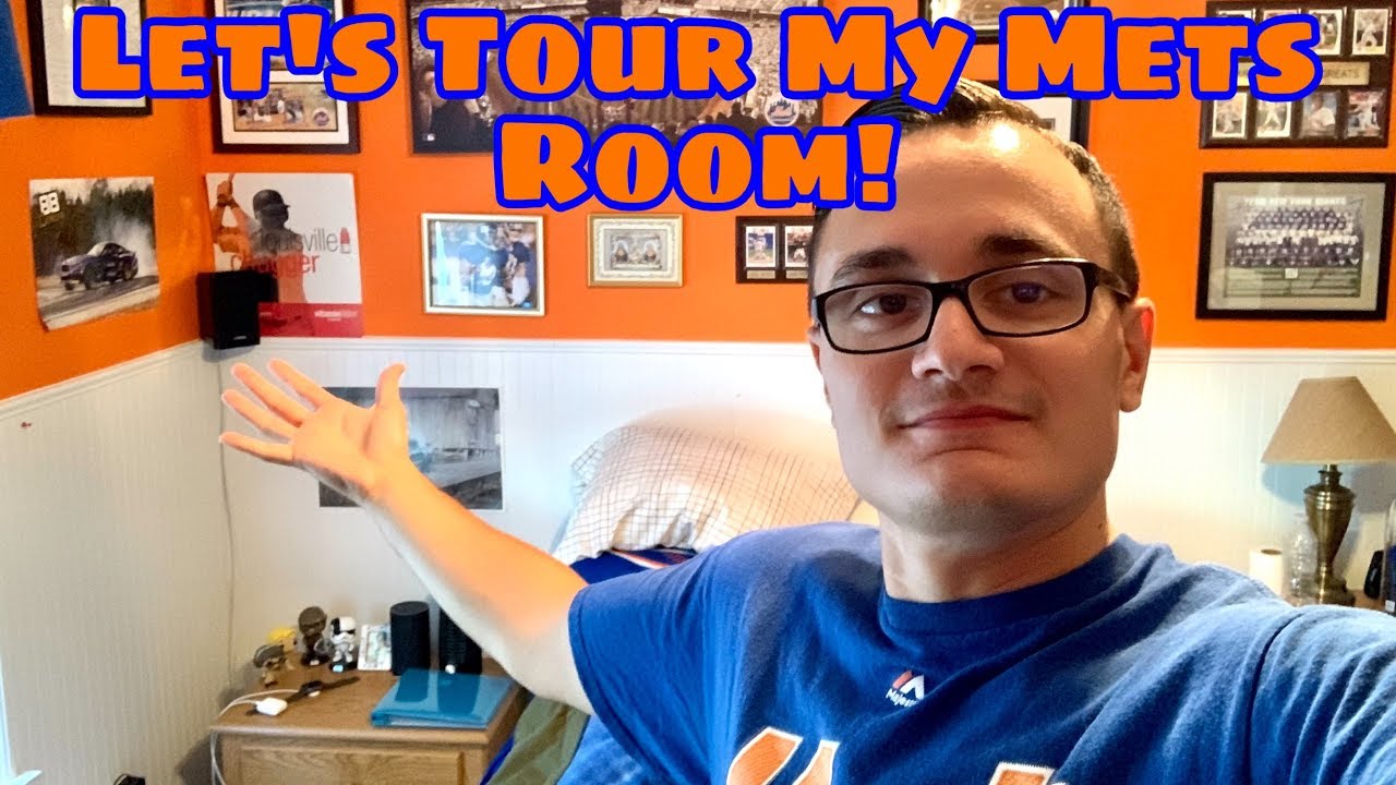 Lets Tour My Mets Themed Room! - YouTube
