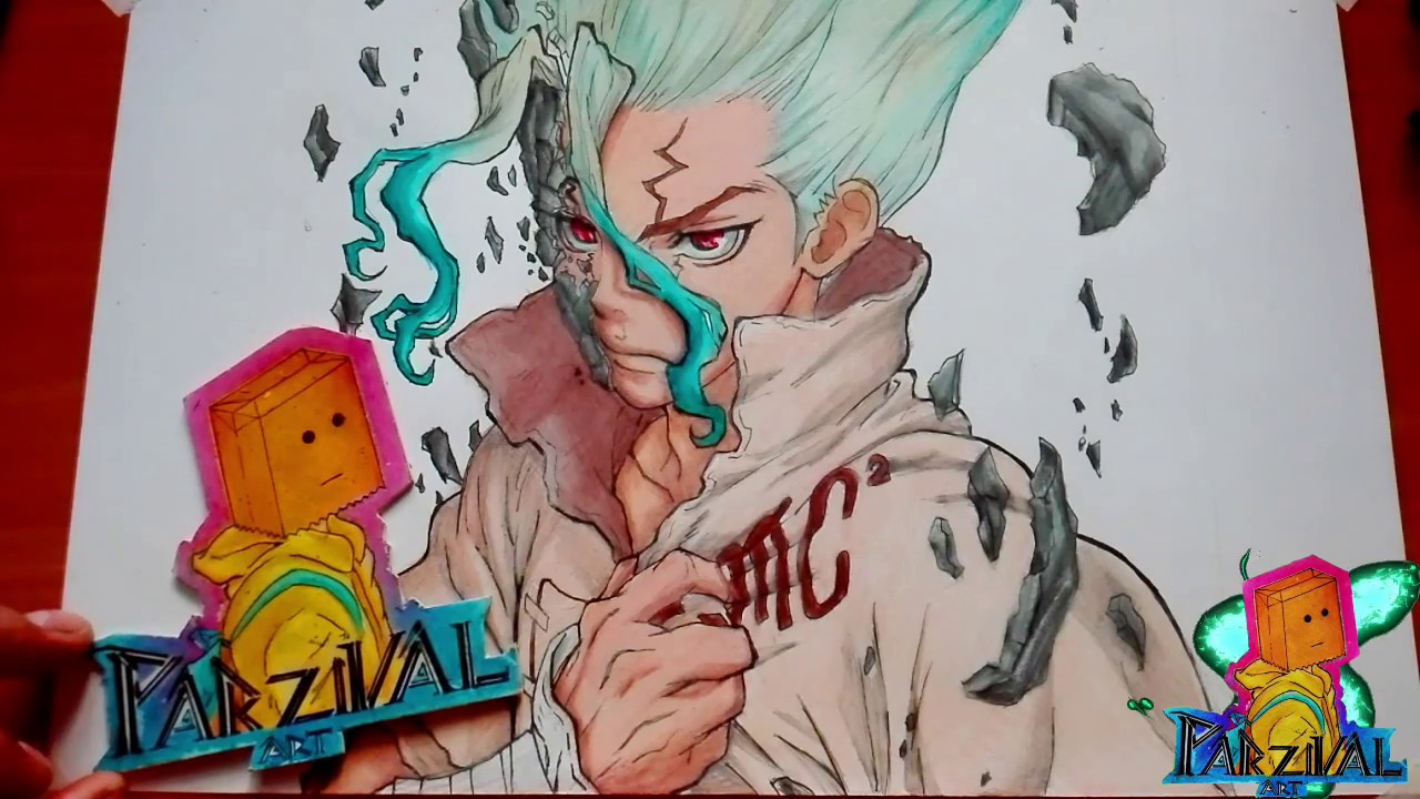 Como Dibujar a Senku Ishigami de Dr. Stone l How To Draw Senku Ishigami ...