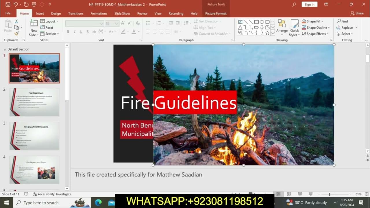 PowerPoint 2019 Module 5 End of Module Project 1 | NP_PPT19_EOM5-1 | Module 5 End of Module ...