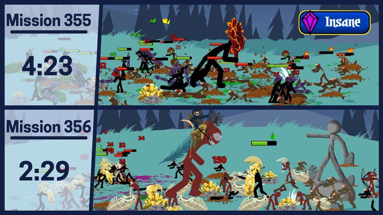 Mission 355 And 356 - Insane Mode | Weekly Missions | Stick War Legacy ...