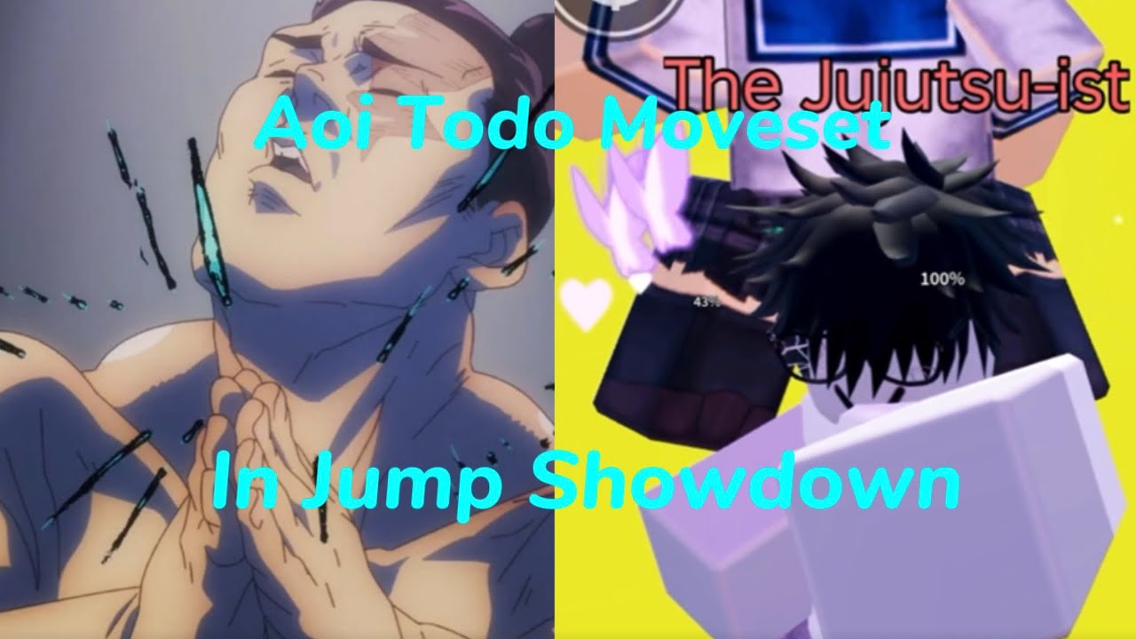 Aoi Todo Moveset|Jump Showdown|Skill Builder| Export at 200 likes - YouTube