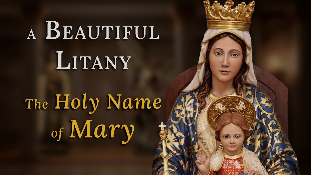 Litany Of The Holy Name Of Mary Relaxing Prayer With Schuberts Ave