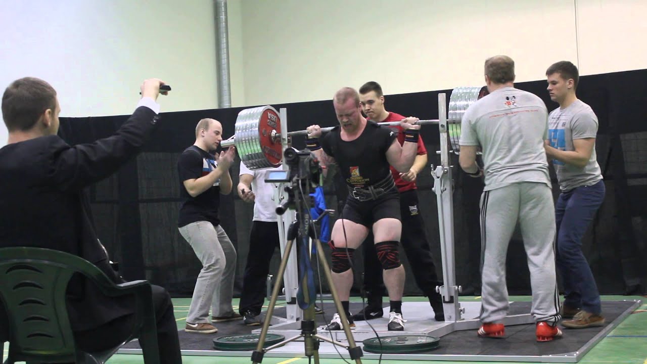 Estonian Powerlifting Championships 2014 Alex- Edward Raus 400 kg squat ...
