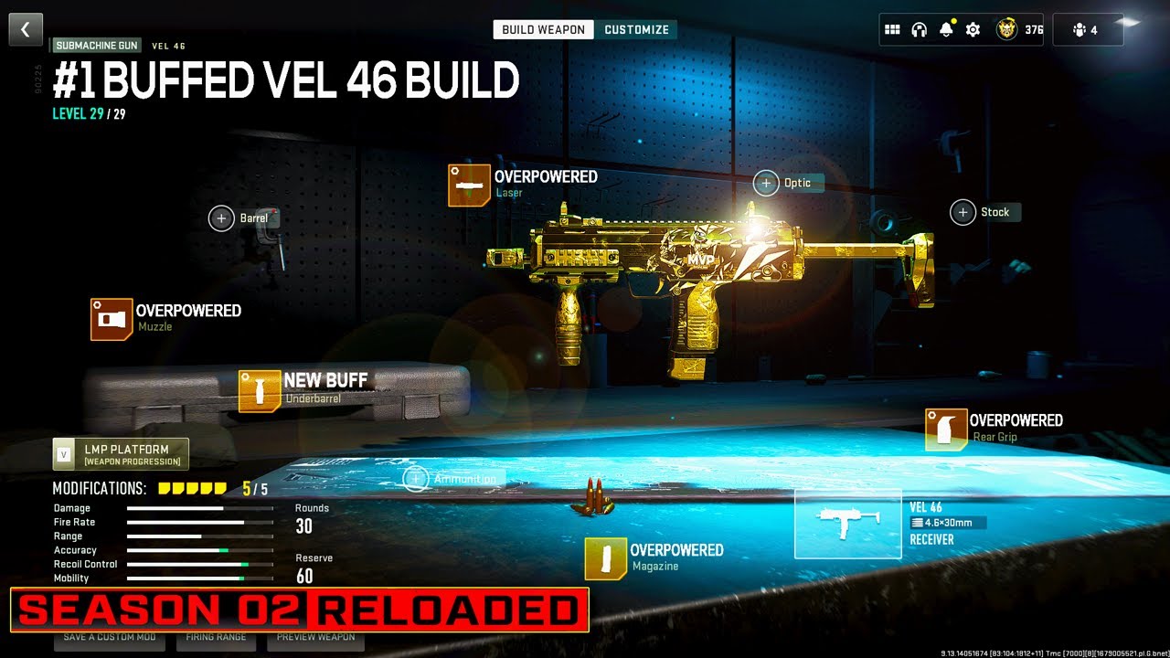 *NEW* INSANE VEL 46 BUFF AFTER UPDATE in MW2! - Best VEL 46 Loadout ...