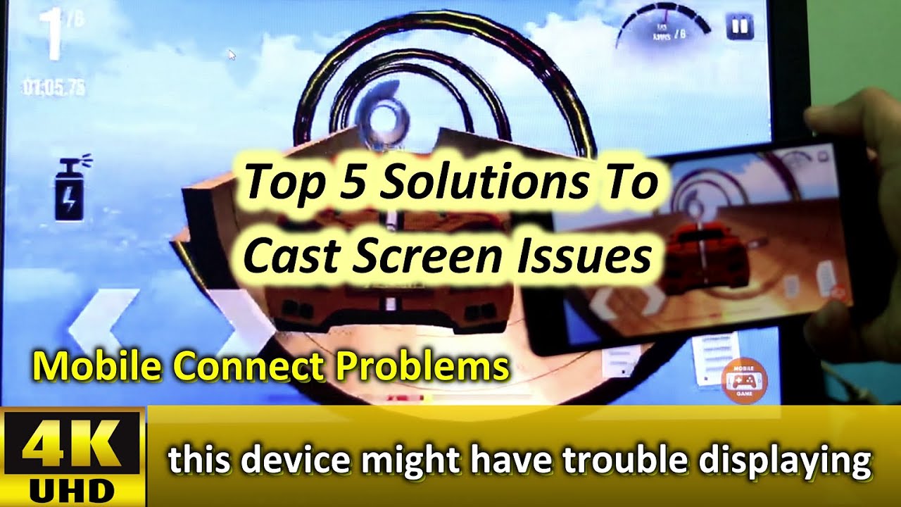 Solutions To Issues On Screen Cast Mobile To PC Connect App | Device ...