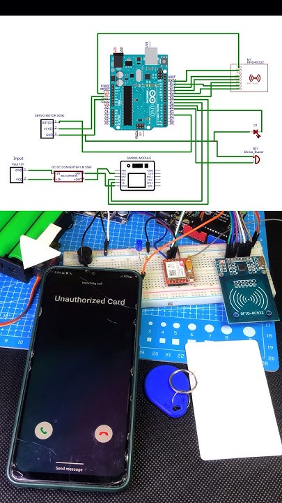 Wrong Card Call Alert | Arduino Based Security System | #shorts #ktronic - YouTube