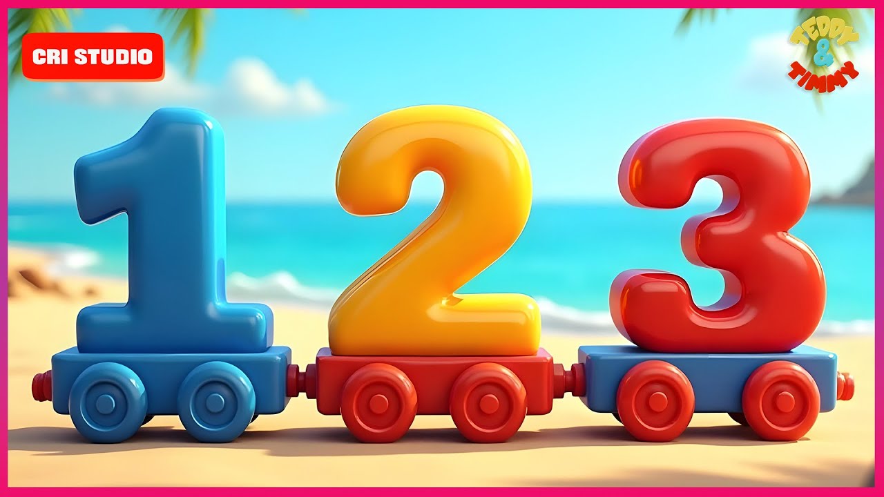 123 Song | Nursery Rhymes | Counting | Educational Number Learning ...