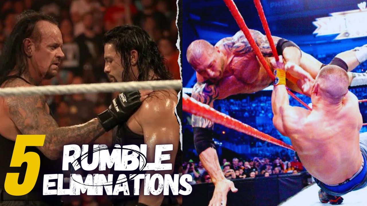 5 Royal Rumble Eliminations That Set Up WrestleMania Matches - YouTube
