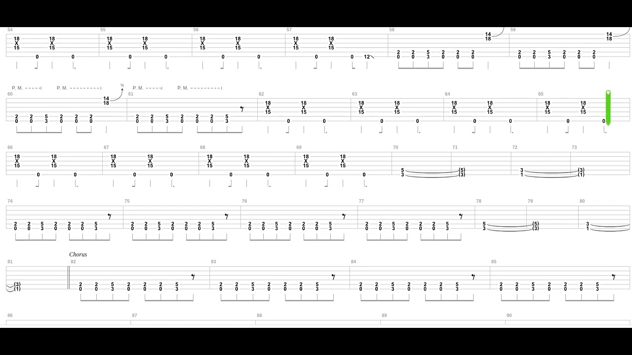 Push It Tab by StaticX + Guitar only + Guitar tab - YouTube