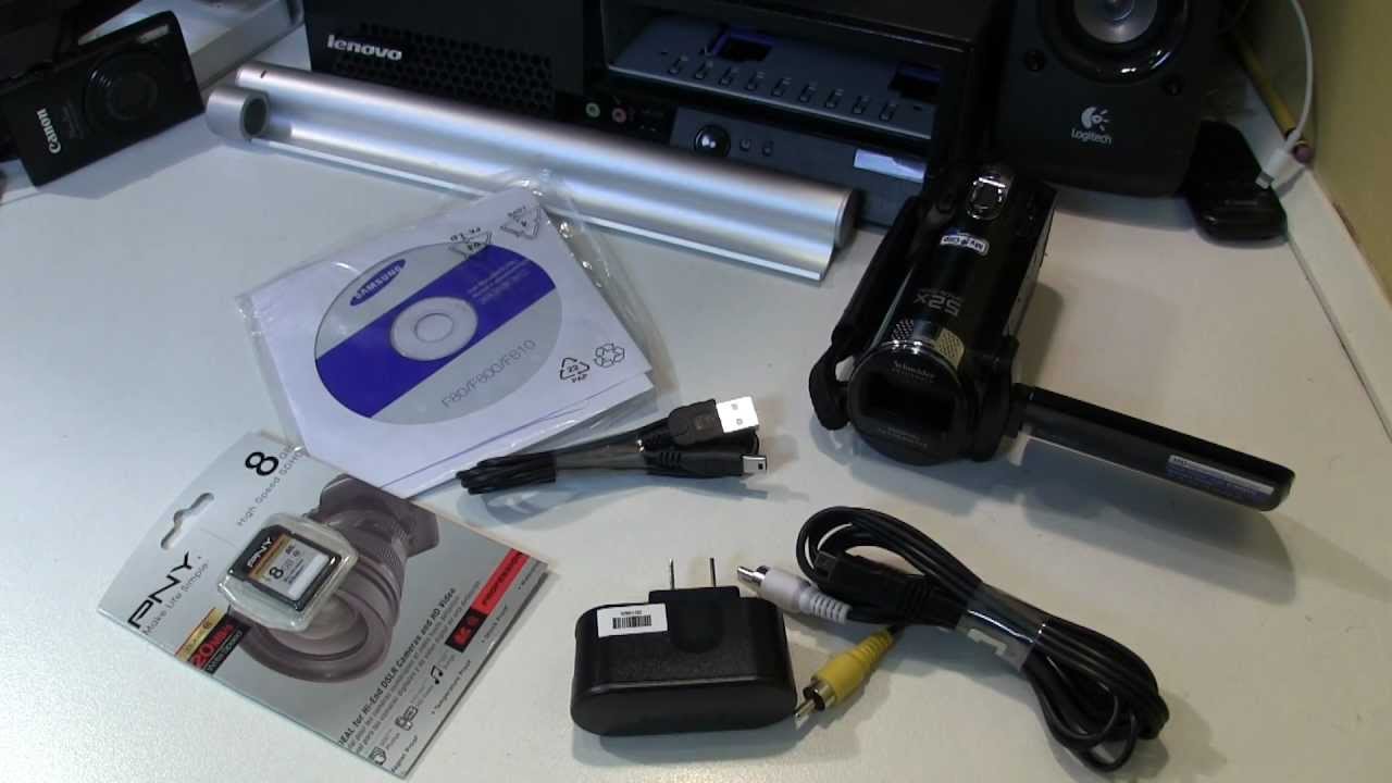 Unboxing: Samsung HMX F80 - YouTube