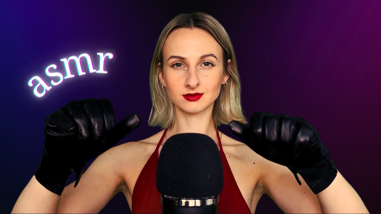 4K ASMR | New Leather Gloves (100% Sensitivity) - YouTube