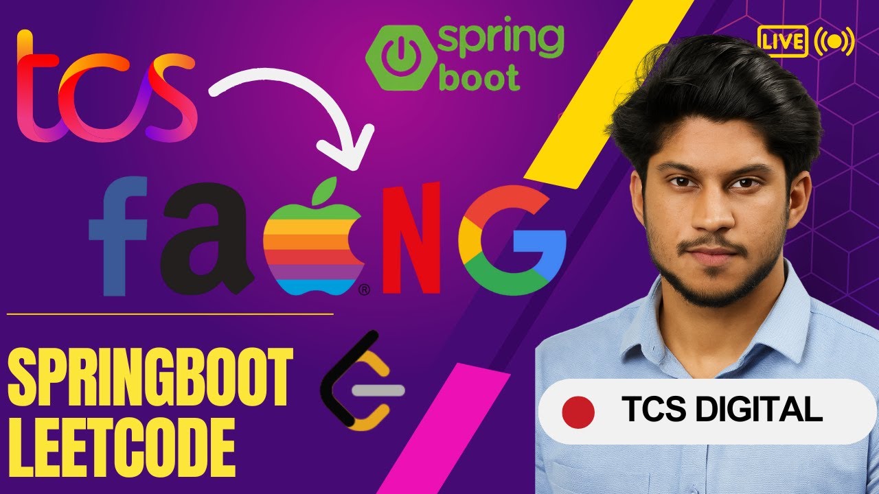 Learn Building Prodution Level Projects using Java Springboot Live | By TCS Digital Candidate ...
