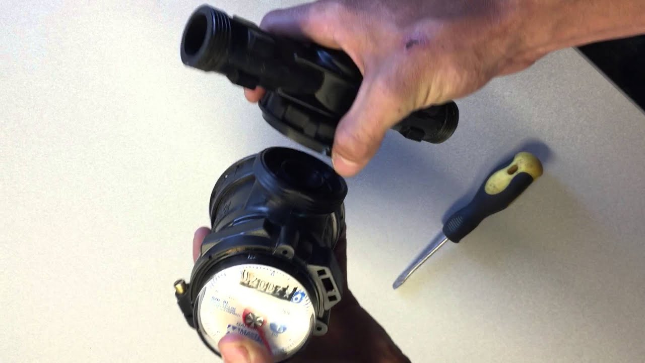 How to Take apart a Master Meter FAM Water Meter by ABT Water ...