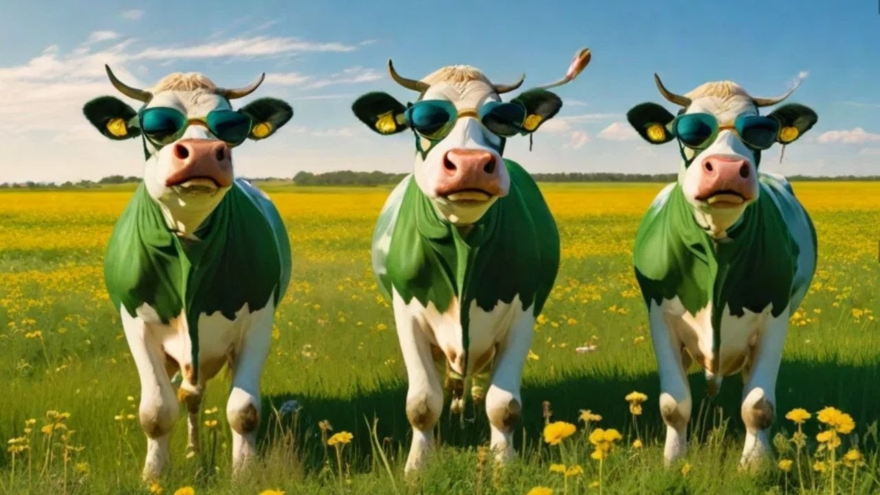 FUNNY COW DANCE 88 │ Big Cow & Animal Song 🐄 Happy Laughs Await! - YouTube