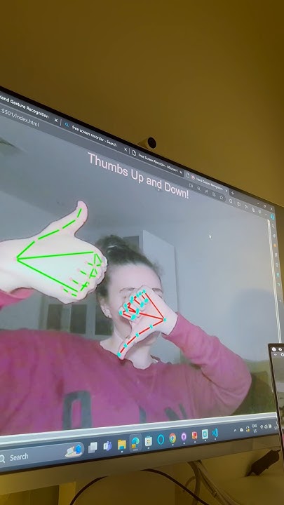 hand gesture detection using html, css and js! - YouTube