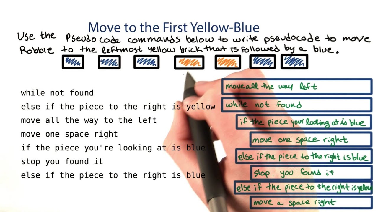 Move to the First Yellow-Blue Lego - Intro to Java Programming - YouTube