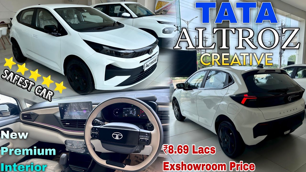 TATA Altroz Creative Facelift 2025 Model 🔥 On-road Price & Features ...