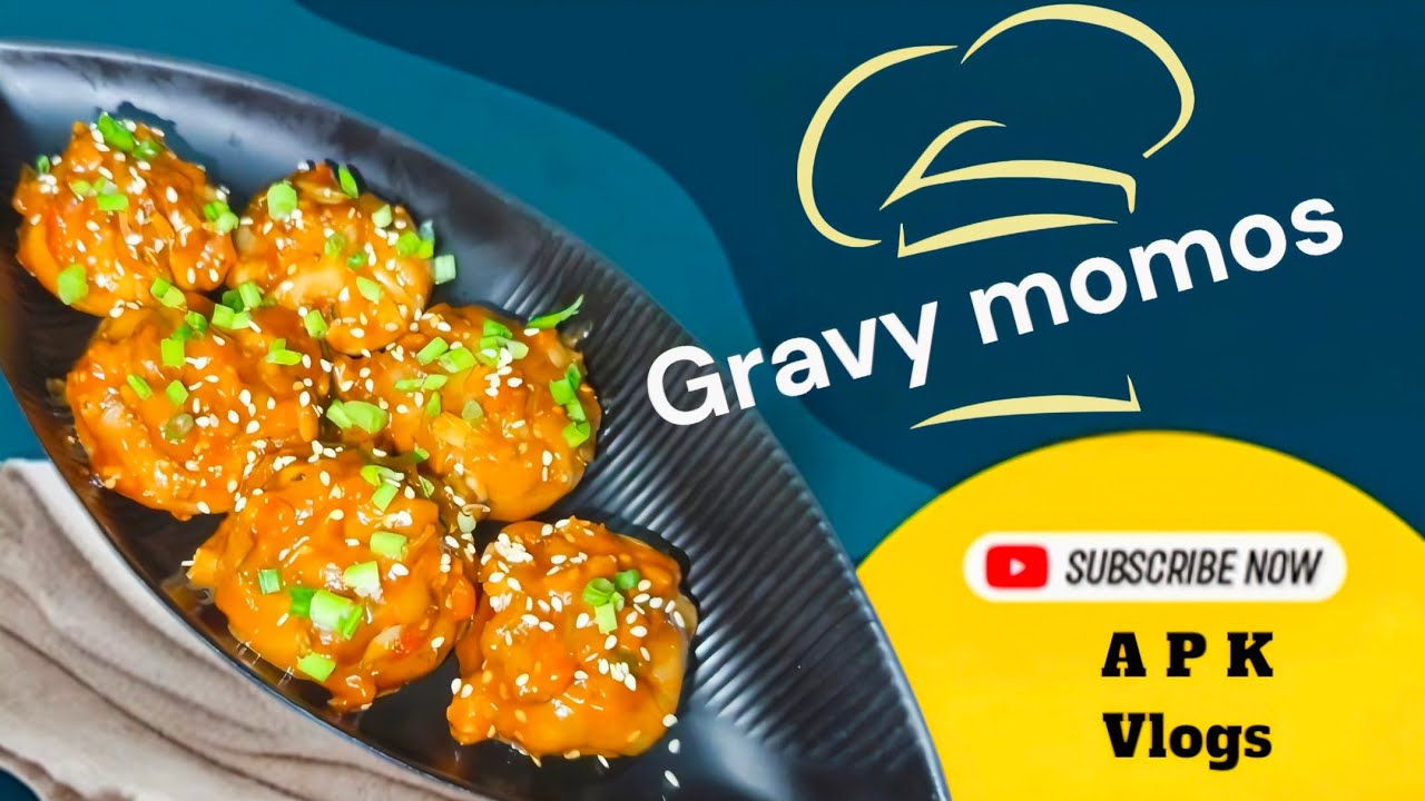 Street Food Style Home-made Gravy Momos | Vegetable Gravy Momos ...