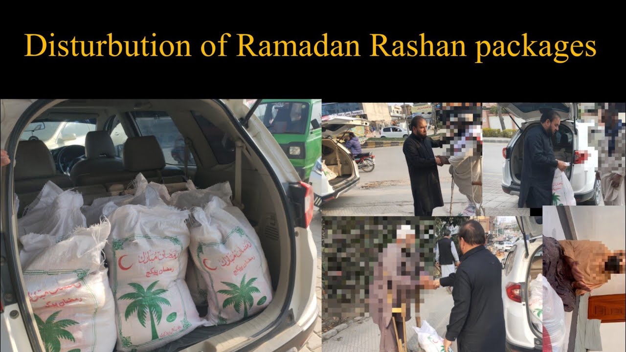 Ramadan Rashan packages disturbution | Ramadan 2024 | Sardar Sajid Noor ...